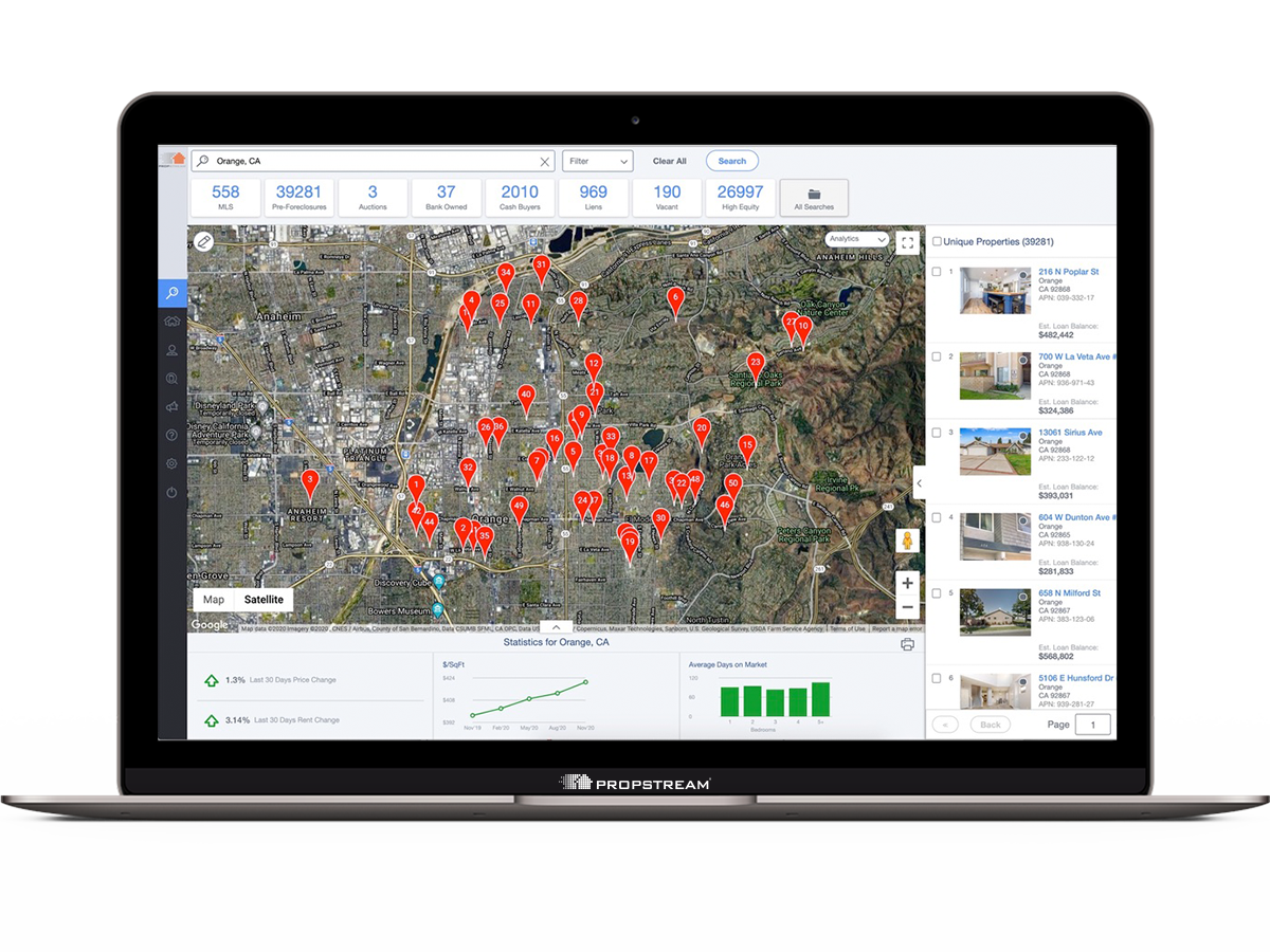 Propstream Real Estate Investment Software - Features